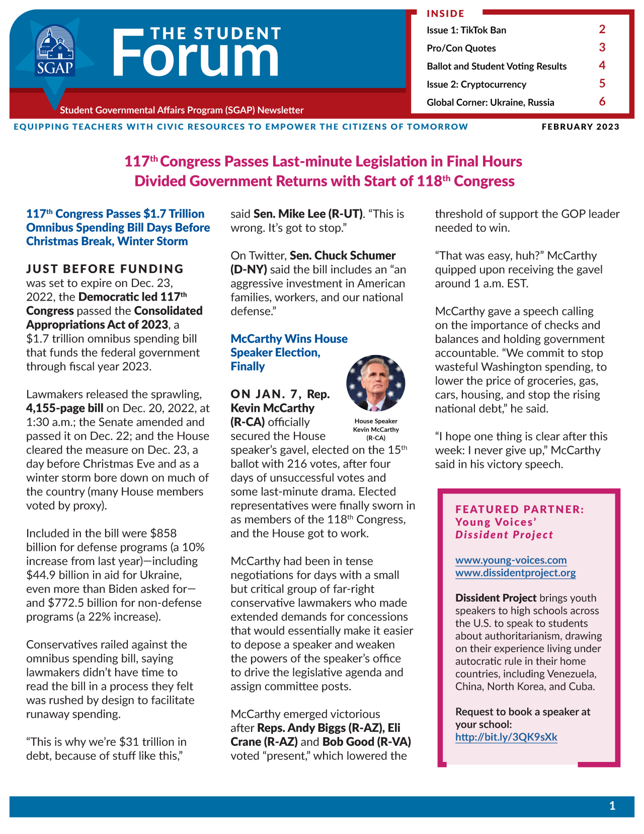 Home - Student Governmental Affairs Program (SGAP)