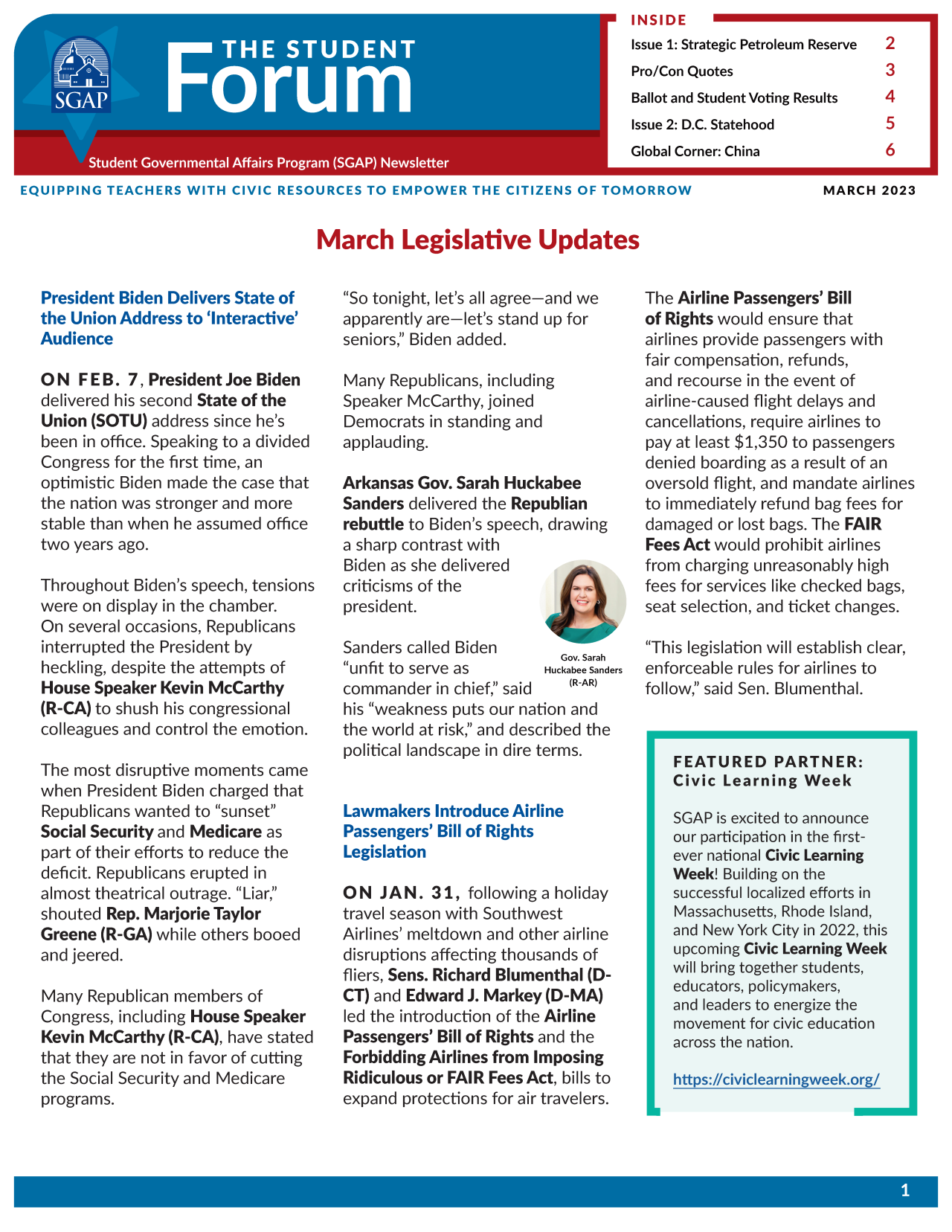 Home - Student Governmental Affairs Program (SGAP)