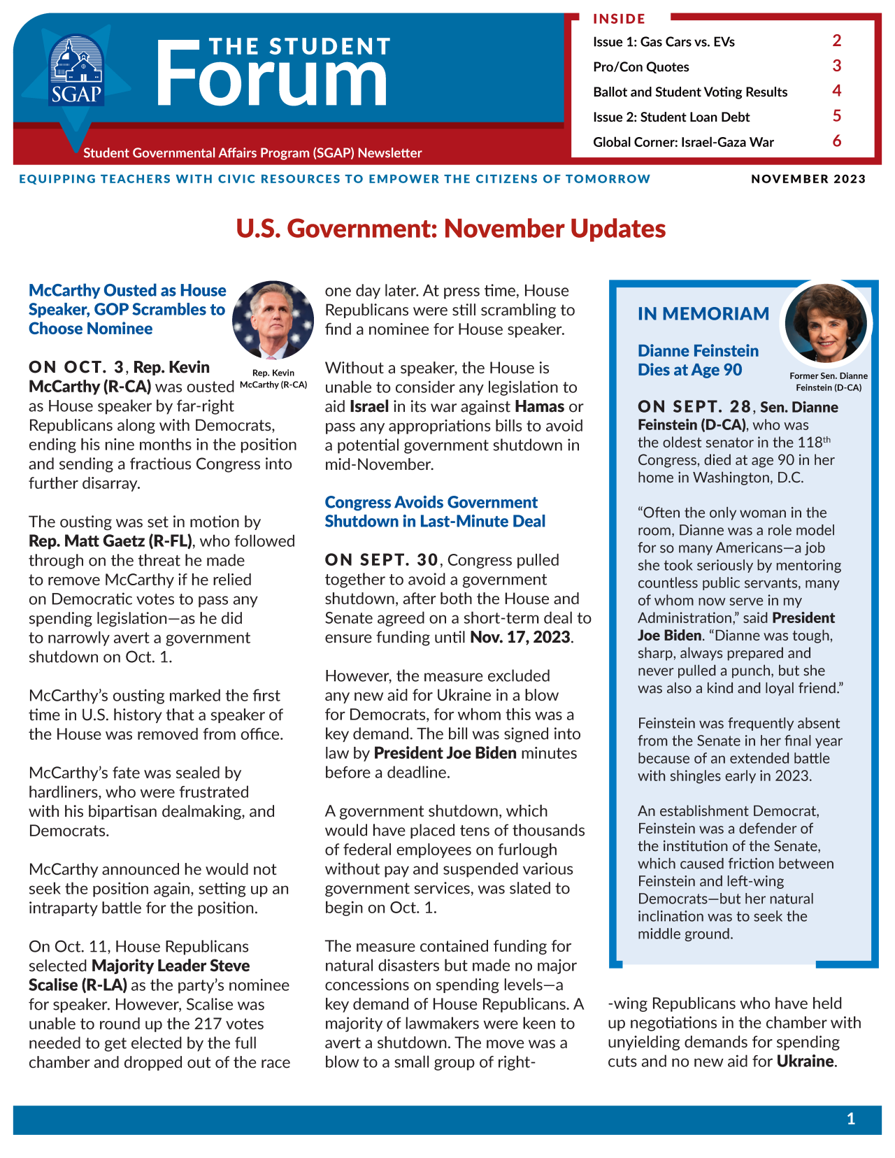 Home - Student Governmental Affairs Program (SGAP)