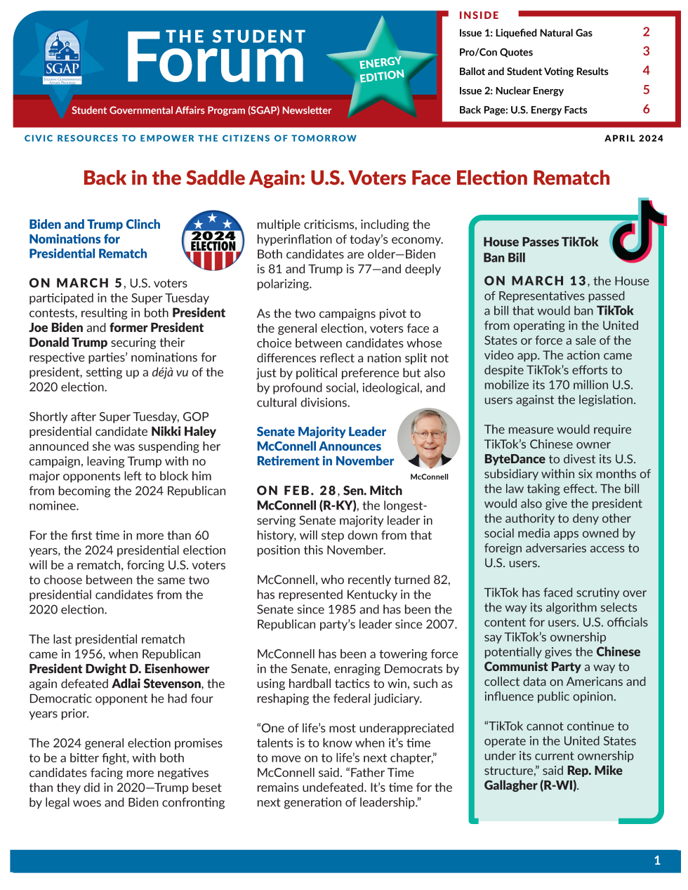 Home - Student Governmental Affairs Program (SGAP)